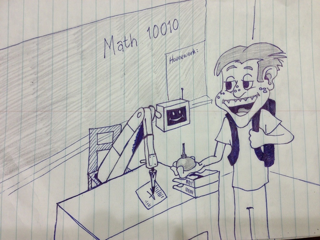 Cartoons on Automation | X, Y of Einstein?